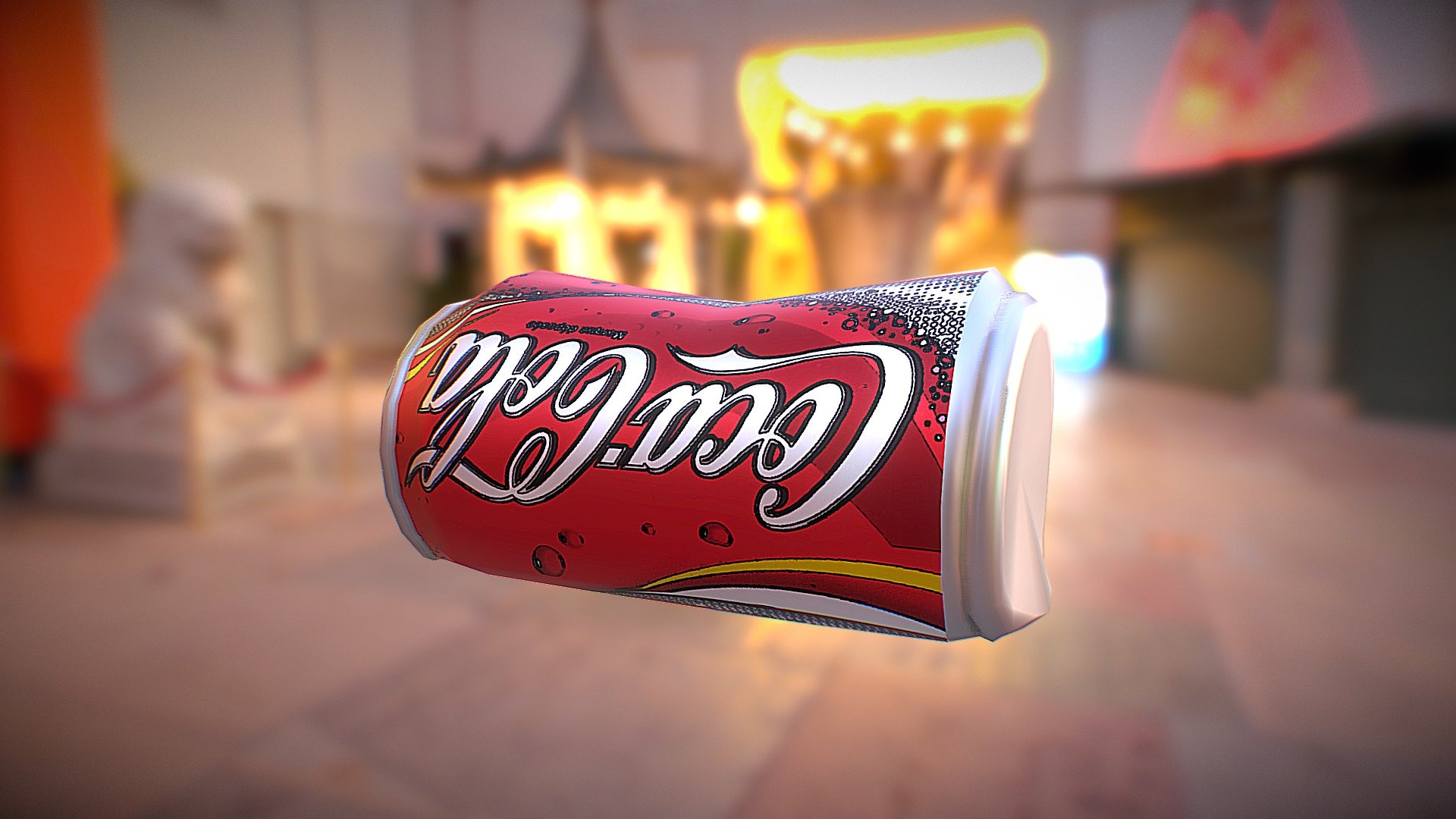 Squished Can - 3D model by cosmoporter [606778b] - Sketchfab