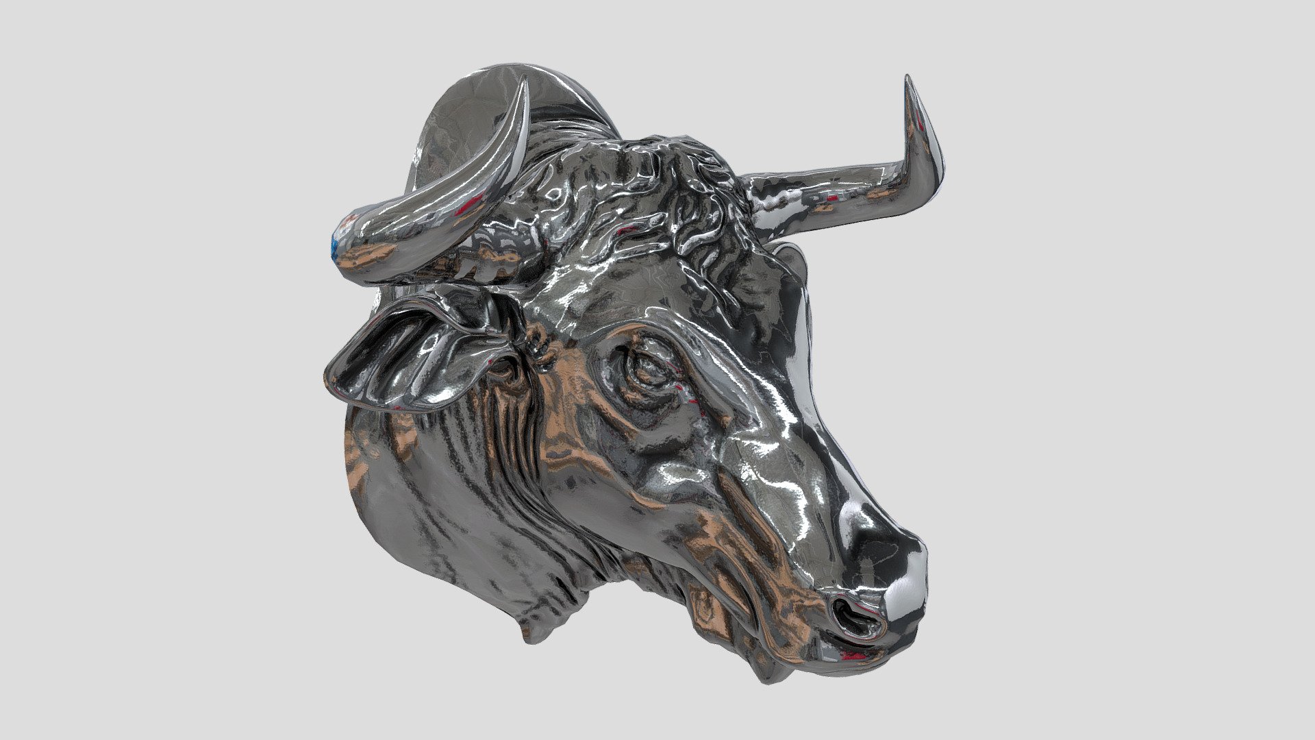 Metal bull head - Download Free 3D model by Alessandro Zanetti ...