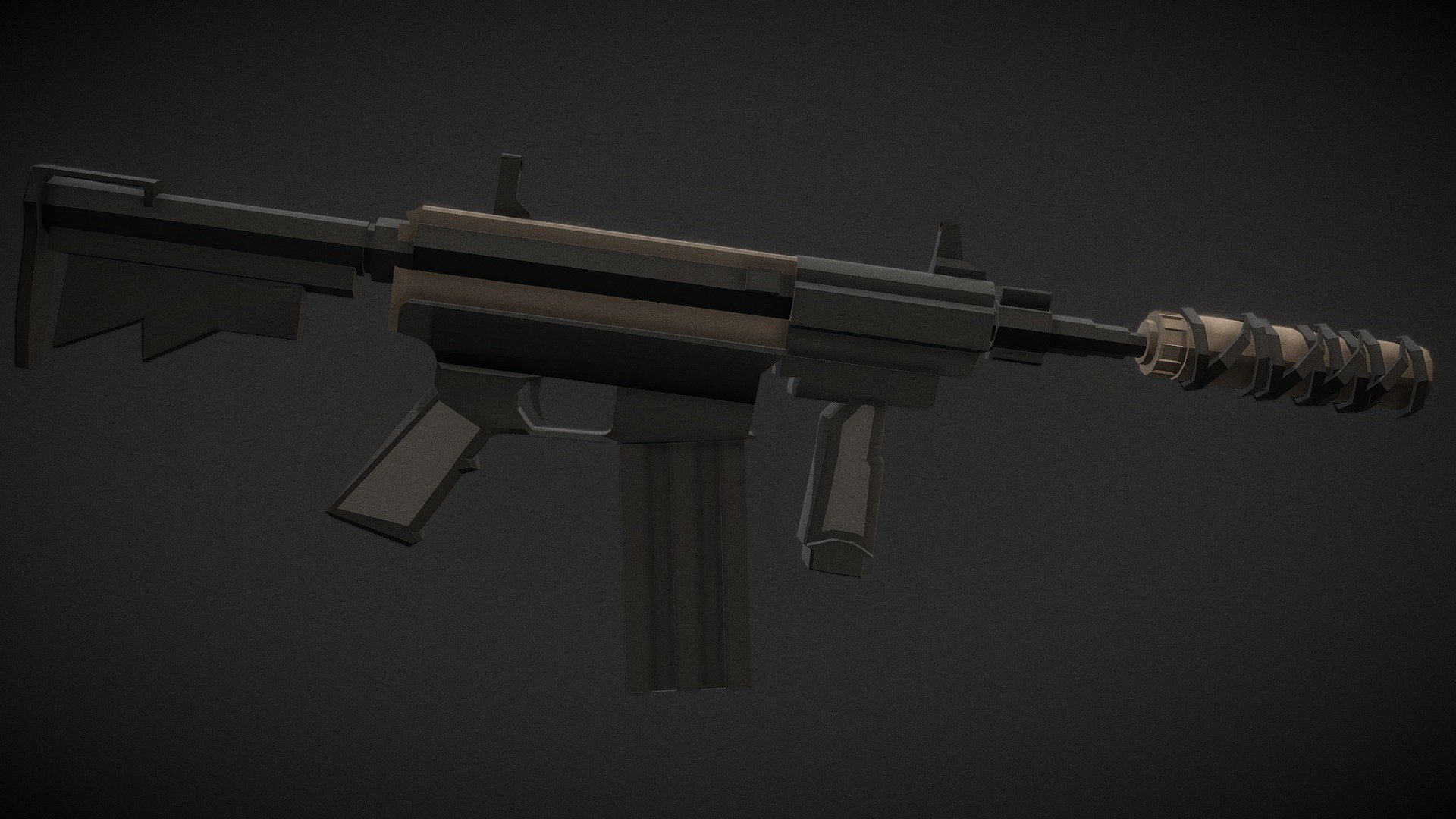 Low Poly Rifle - Free Use - Download Free 3D model by BiscuitDz ...