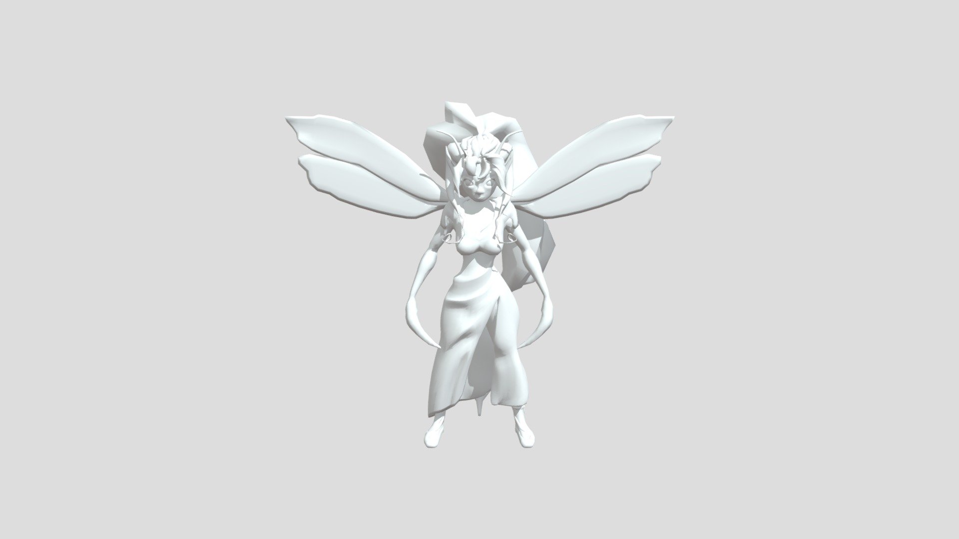 Fairy -Base Model - 3D model by Minoee.S [6069502] - Sketchfab