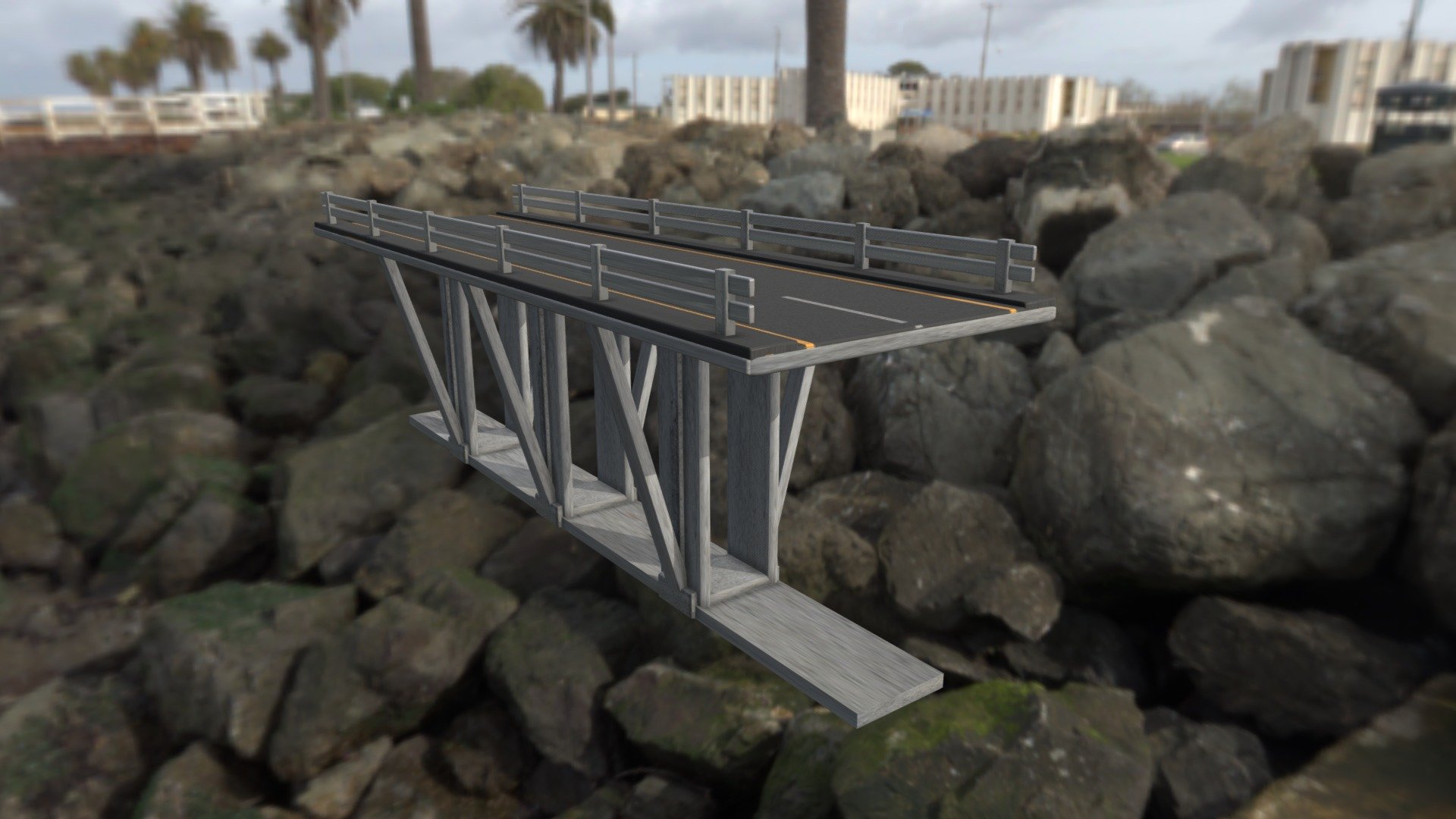 Bridge Model FBX Free Download - Download Free 3D model by tobyporter ...