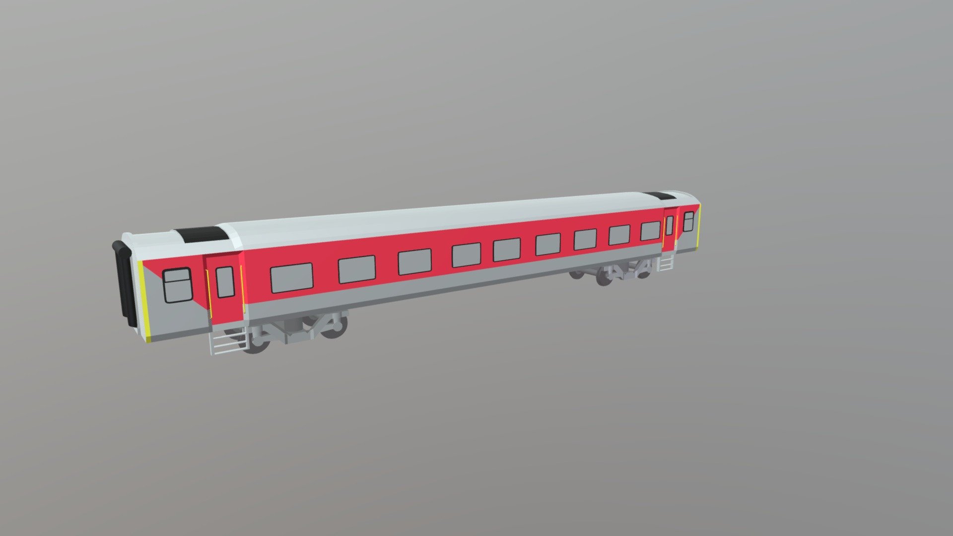 Exquisite 3D Indian LHB Train Model - Download Free 3D model by ...