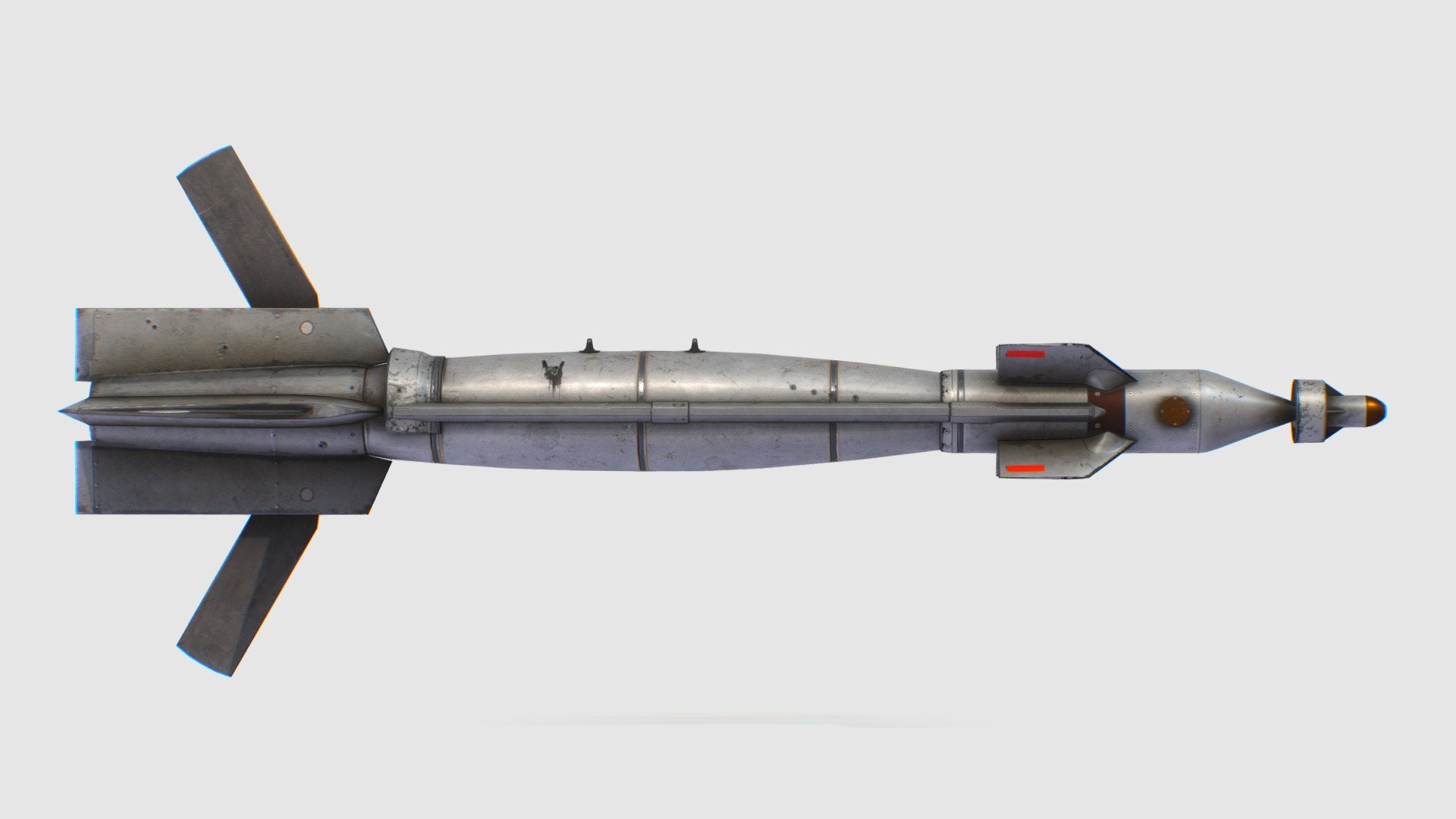 Guided Missile GBU10 - 3D model by ICRCVR [606eda9] - Sketchfab