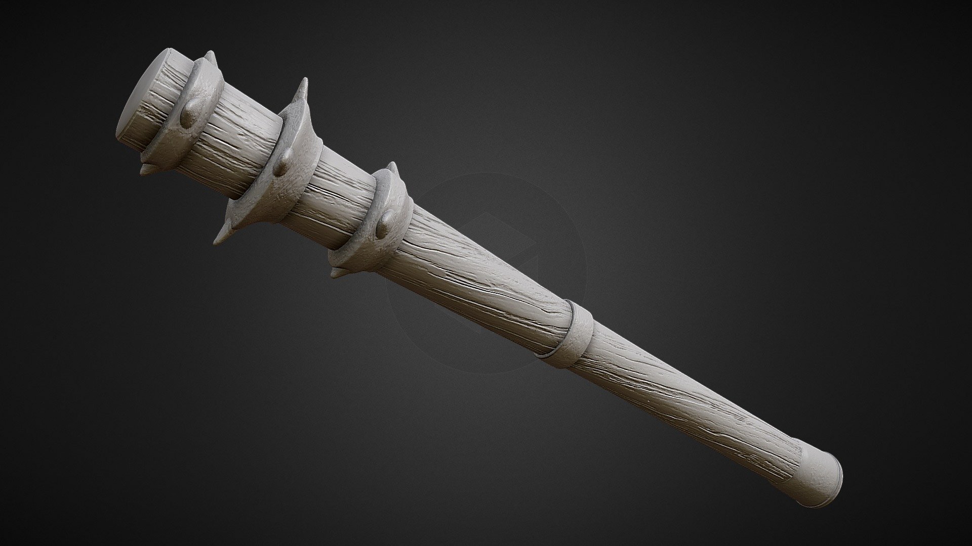 3D PRINTABLE MEDIEVAL BAT CLUB WEAPON ACCESORY - Buy Royalty Free 3D ...