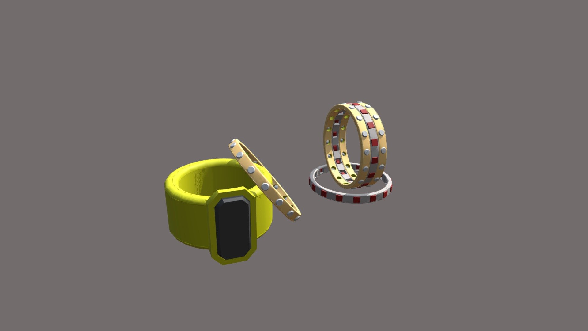 Jewel Set 1 - 3D model by 18351398 [606f937] - Sketchfab
