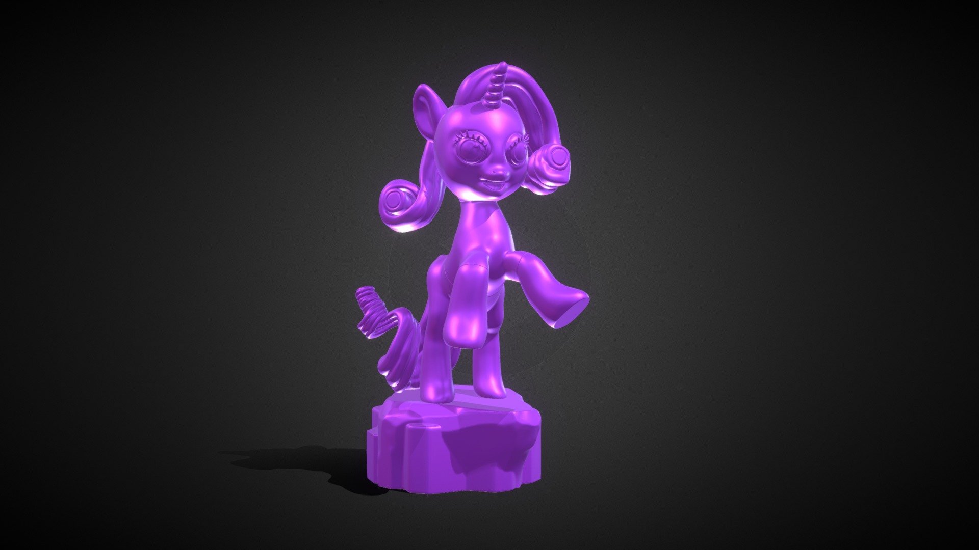 My Little Pony Unicorn Rarity - Buy Royalty Free 3D model by paburoviii [6070365] - Sketchfab Store
