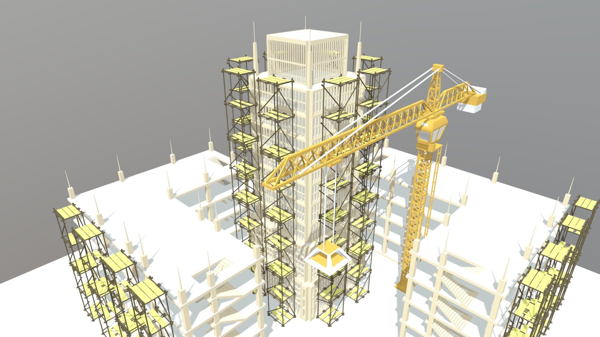 construction buidling - Download Free 3D model by suvee10 (@suveer__10 ...