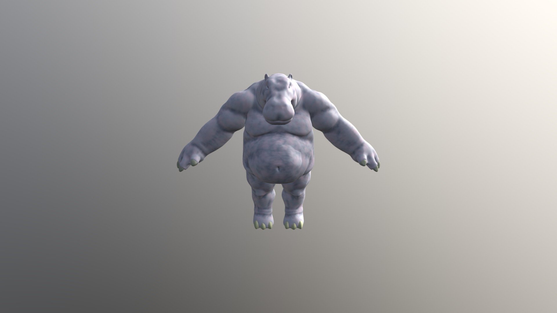 Hippo Avatar - 3D model by Joppi [6071363] - Sketchfab