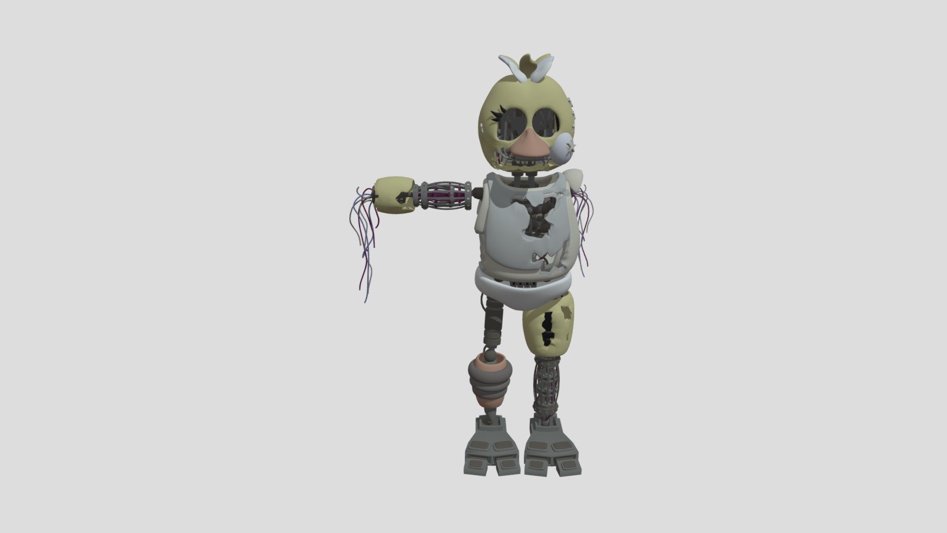 Rotten Star chica - Download Free 3D model by Nacho1012 [6071a56 ...