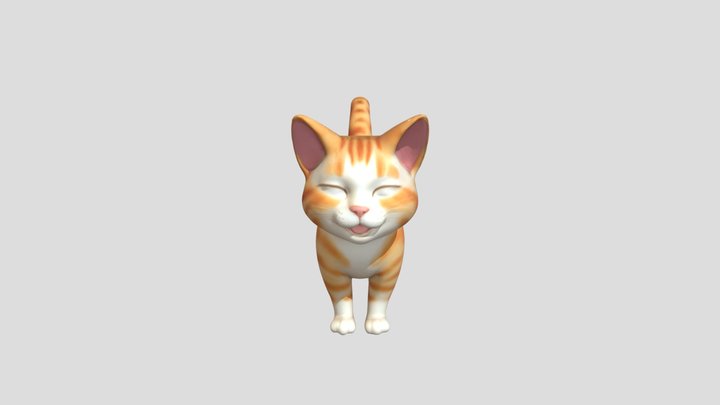 Blender-cat-model 3D models - Sketchfab