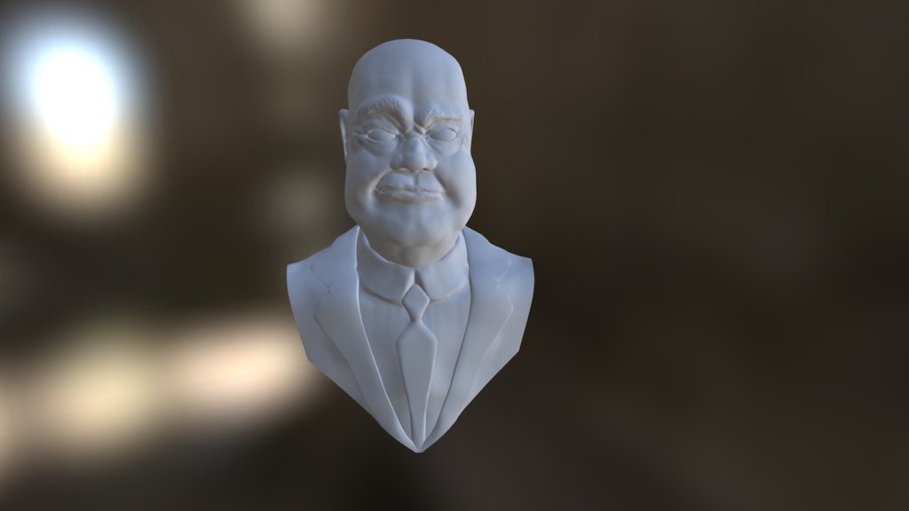 Banker Bust Scuplt - 3D model by Andrew Hudson (@Hudson818) [6072bf0 ...