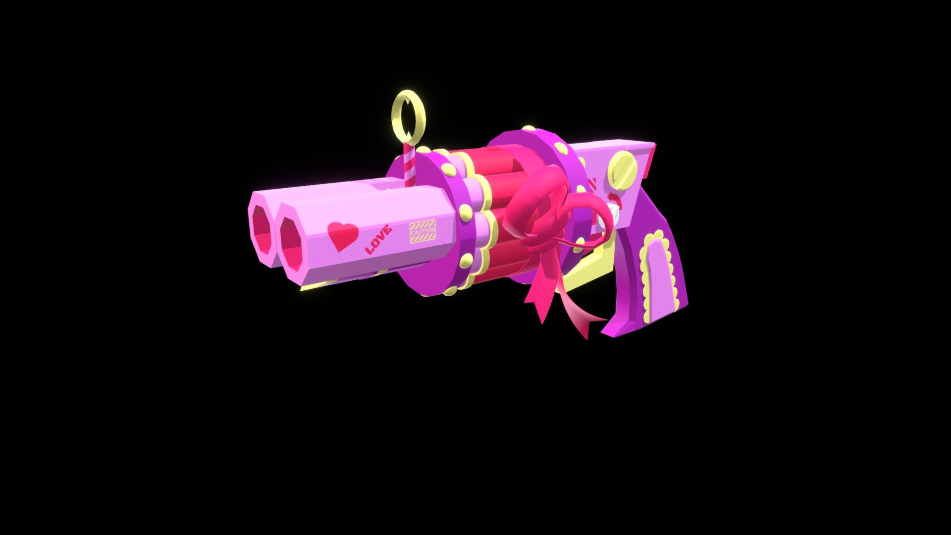 GUN HEART - Buy Royalty Free 3D model by Kien Trung Do ...