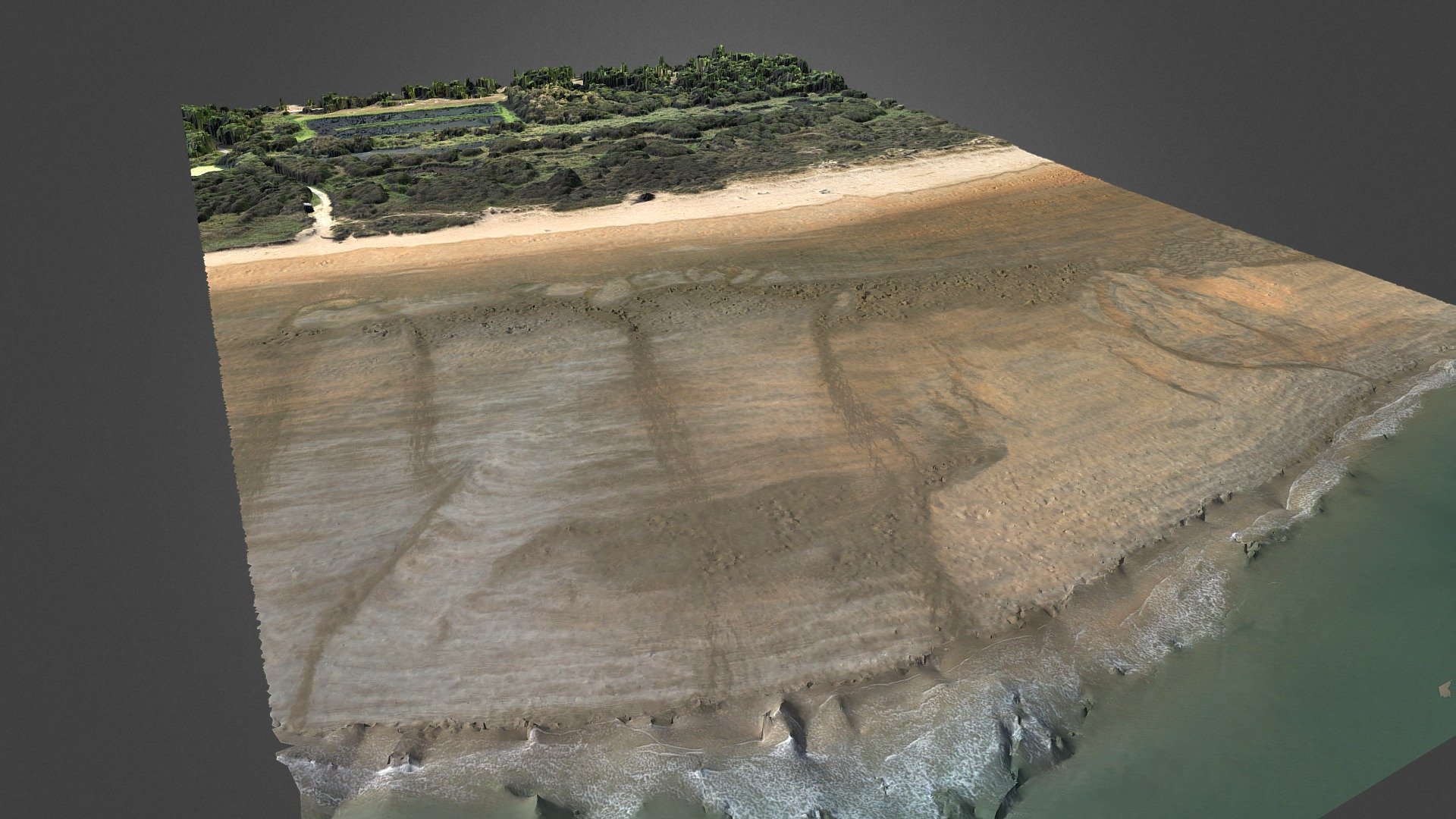 Suivi du littoral - 3D model by Data drones - Prestations techniques ...