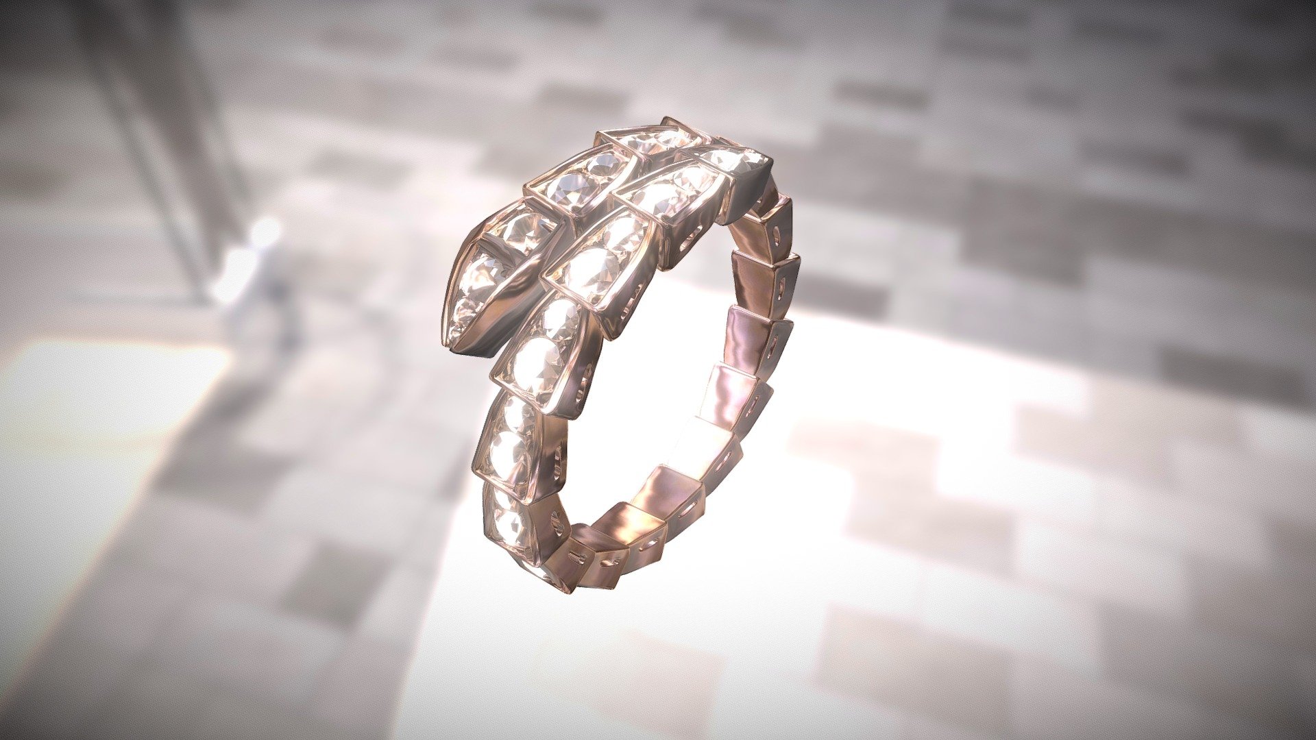 Bvlgari Snake Shape Ring K.C. - 3D model by Goblin.Knight [6073410 ...