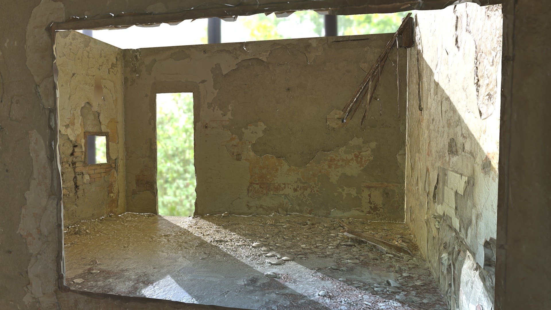 Abandoned and damaged room - Buy Royalty Free 3D model by Exploring ...
