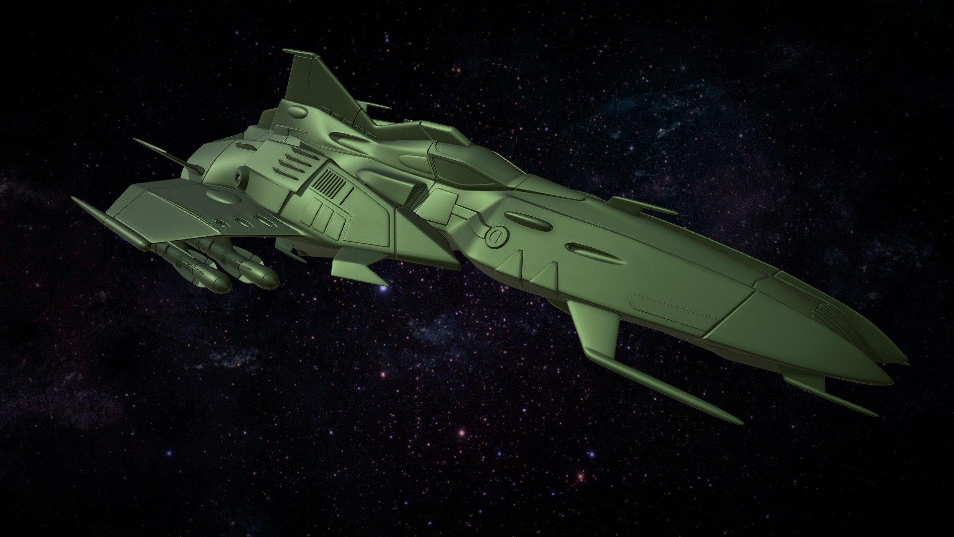 star fighter DFG Garmillas - Buy Royalty Free 3D model by giobiancoFB ...