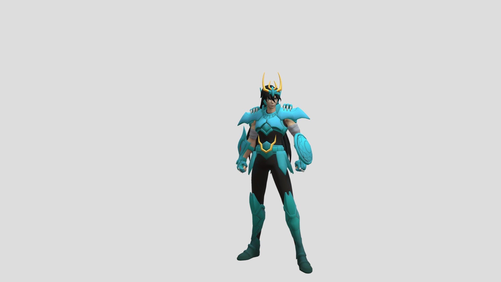 SAINT SEIYA Dragon Shiryu - 3D model by Sethian.Lord.Balcifer [60788ec ...