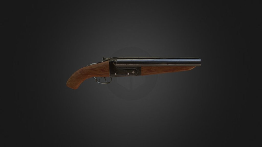 Double Barreled Sawed off Shotgun - 3D model by TeamClockworks [6079cd5 ...