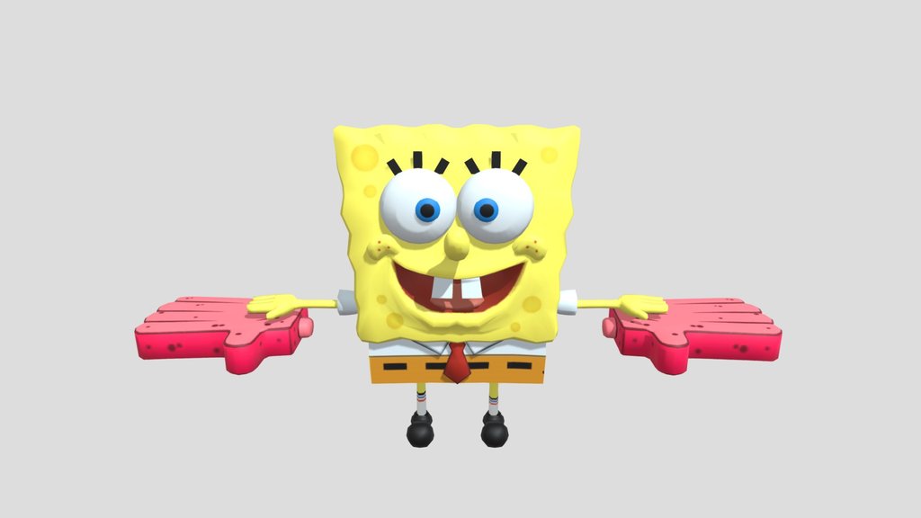 Nickelodeon Hero SpongeBob - A 3D model collection by SMF Friends Fan ...
