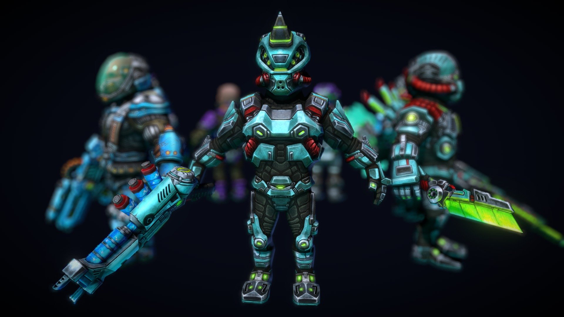 Armor - 3D model by Vizzir [607bff6] - Sketchfab
