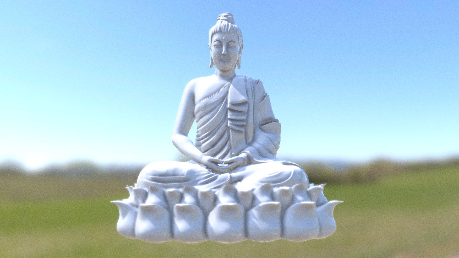 Buddha - 3D model by Eduardo Lacerda (@Eduardo.Lacerda) [607e23a ...