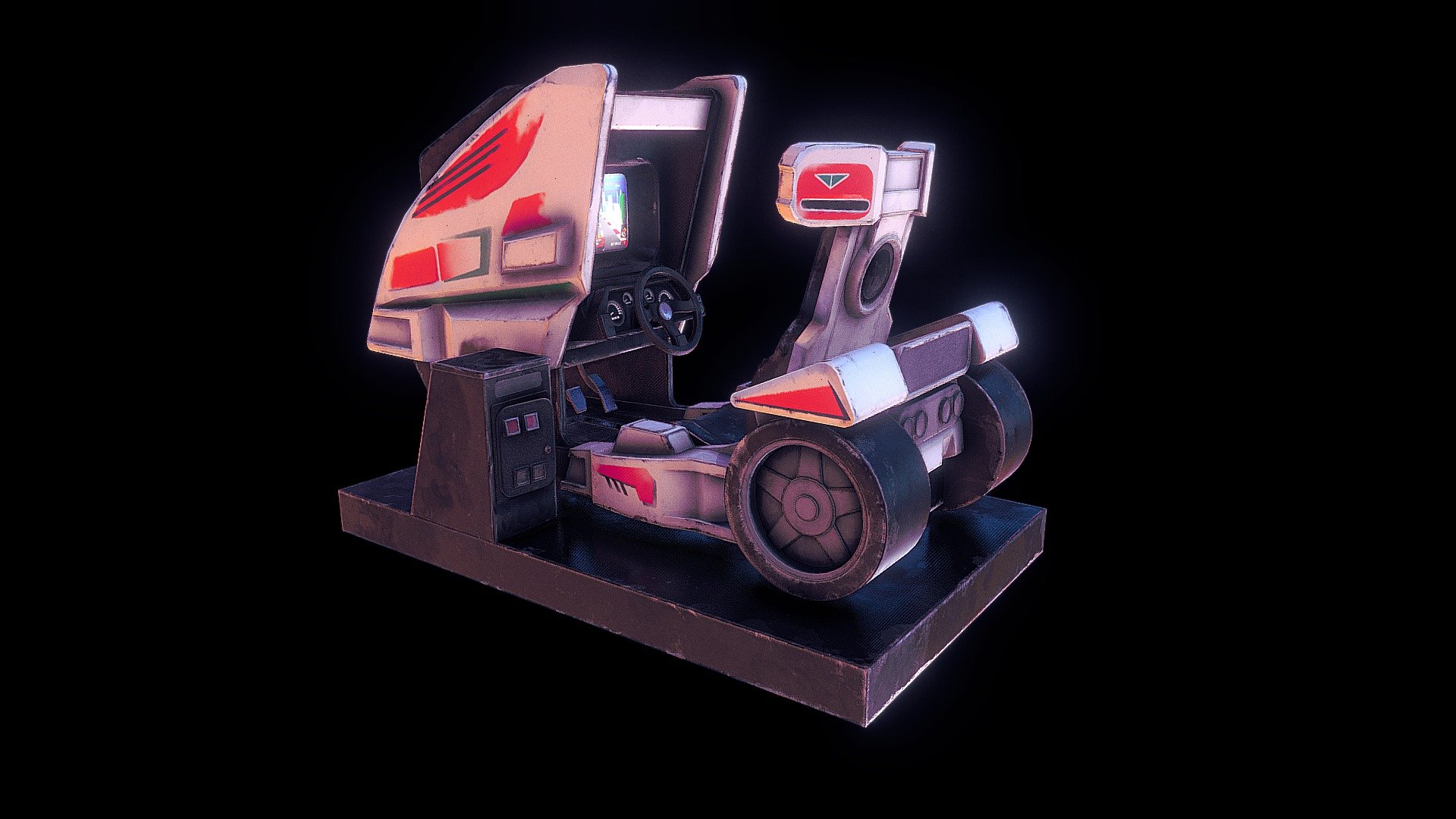 Arcade Machine - 3D model by David06 [607f2a7] - Sketchfab