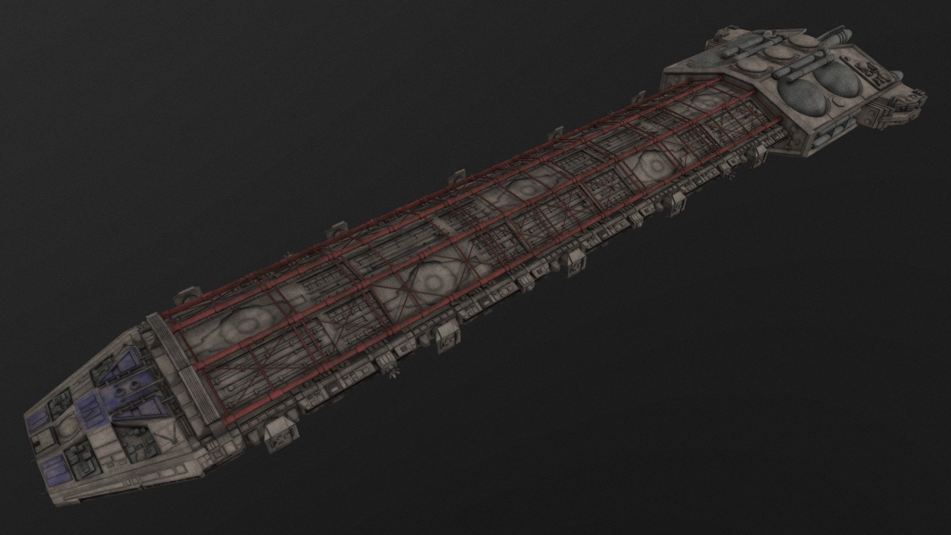 BSG | Botanical Cruiser Frame - Download Free 3D model by 3D Sci-Fi ...