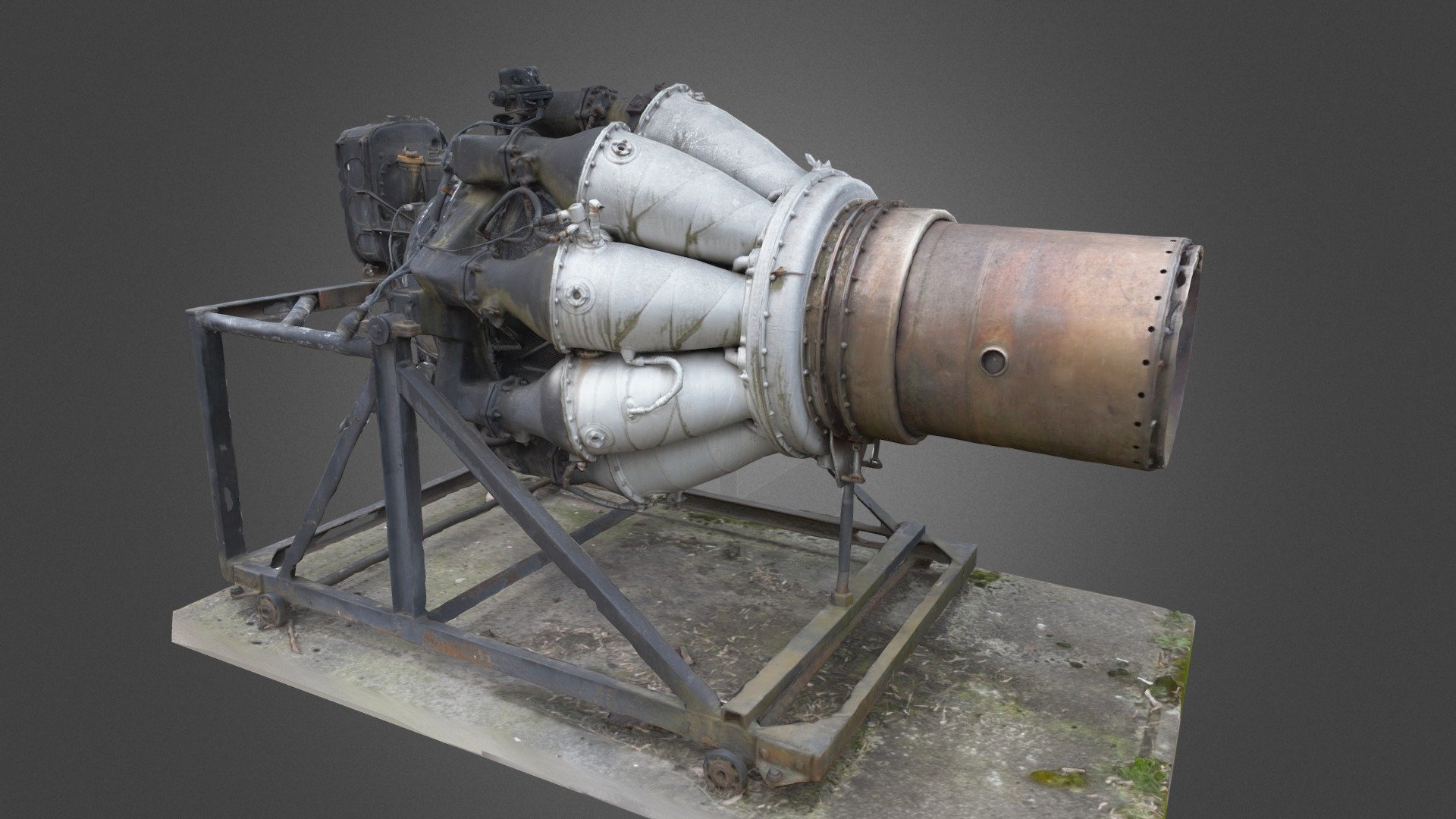 Jet Engine 3D scan - Klimov RD-45 - Buy Royalty Free 3D model by 21 ...