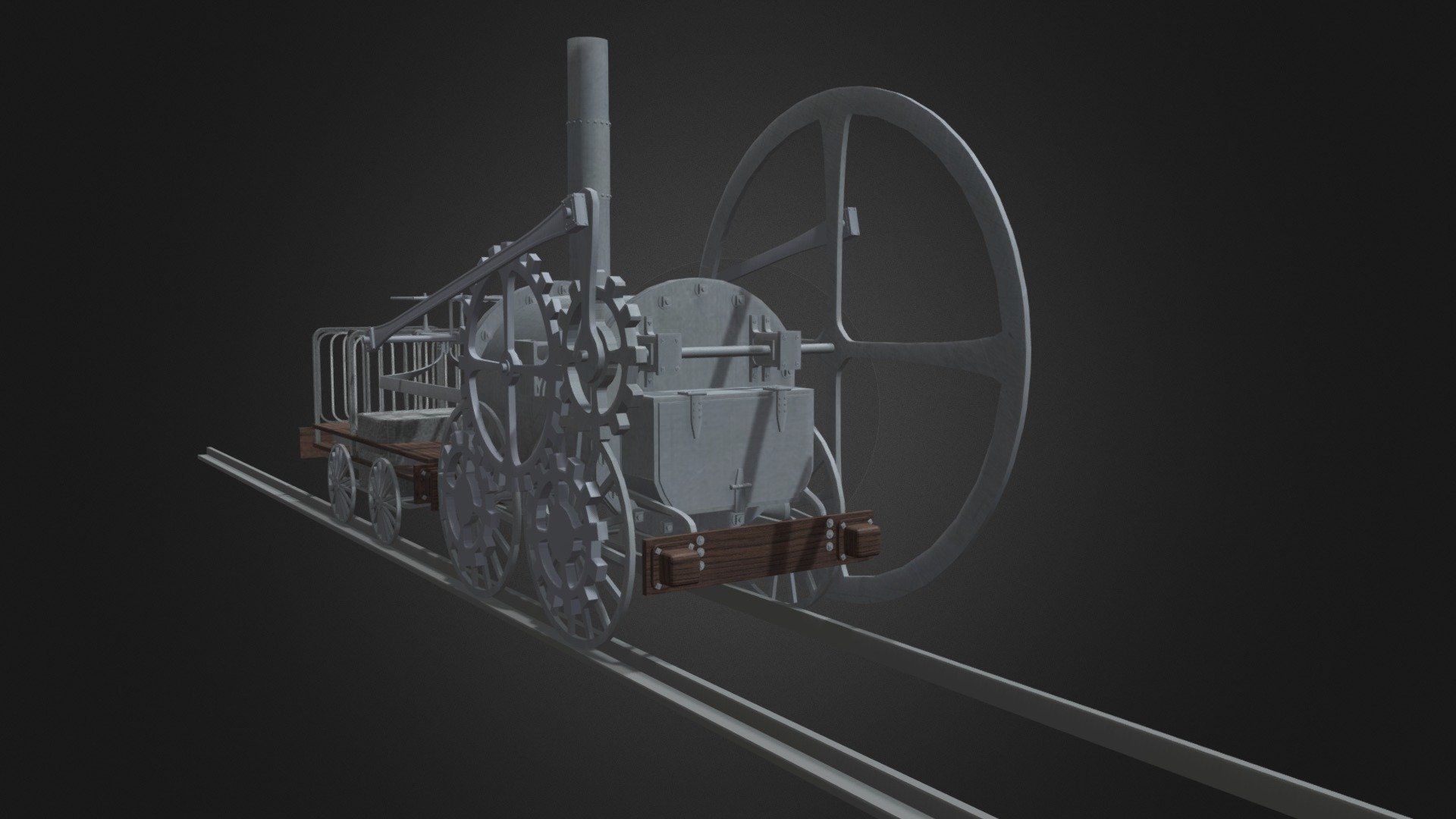 Trevithick's Coalbrookdale Locomotive (1802) - Download Free 3D model ...