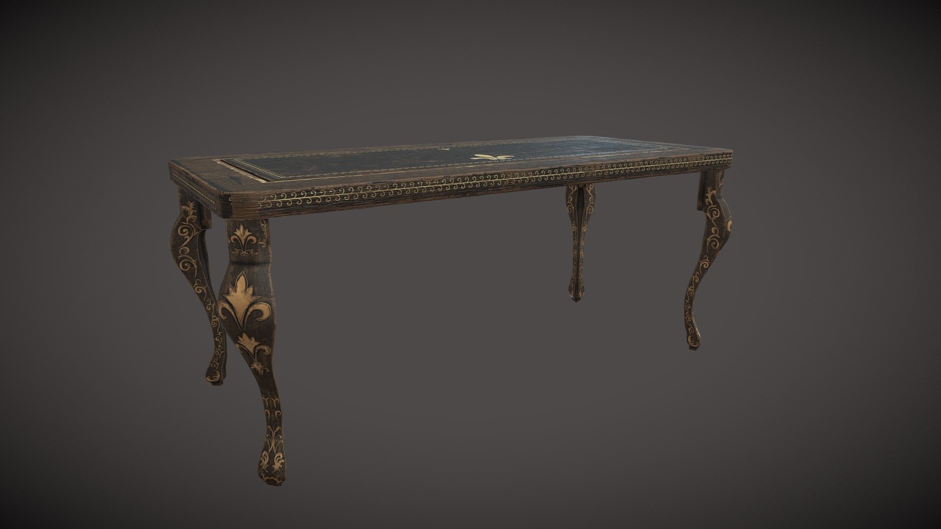 Desk Office Vintage - Download Free 3D model by LeanAzuos [60828a7 ...