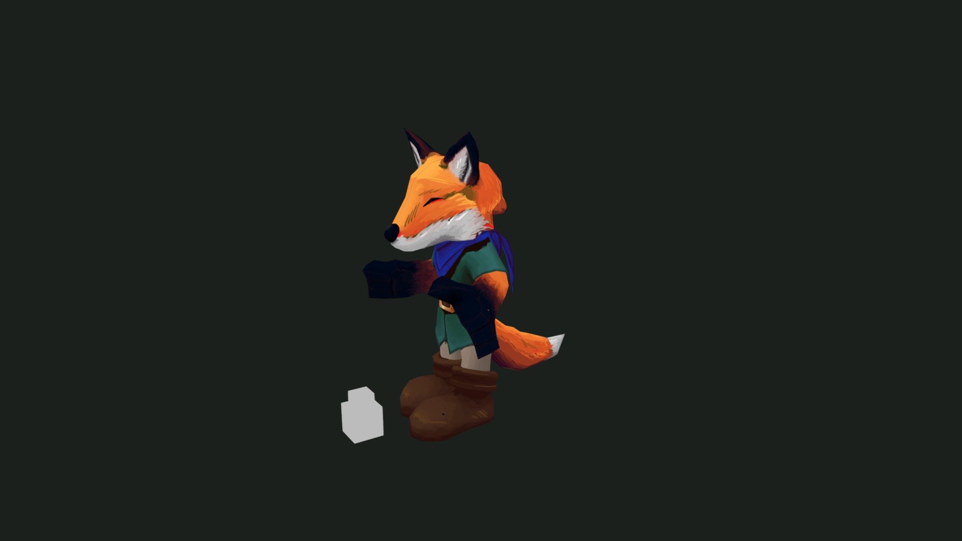Fox Gather Animation - 3D model by NathanMichaelSchultz [6083f4f ...
