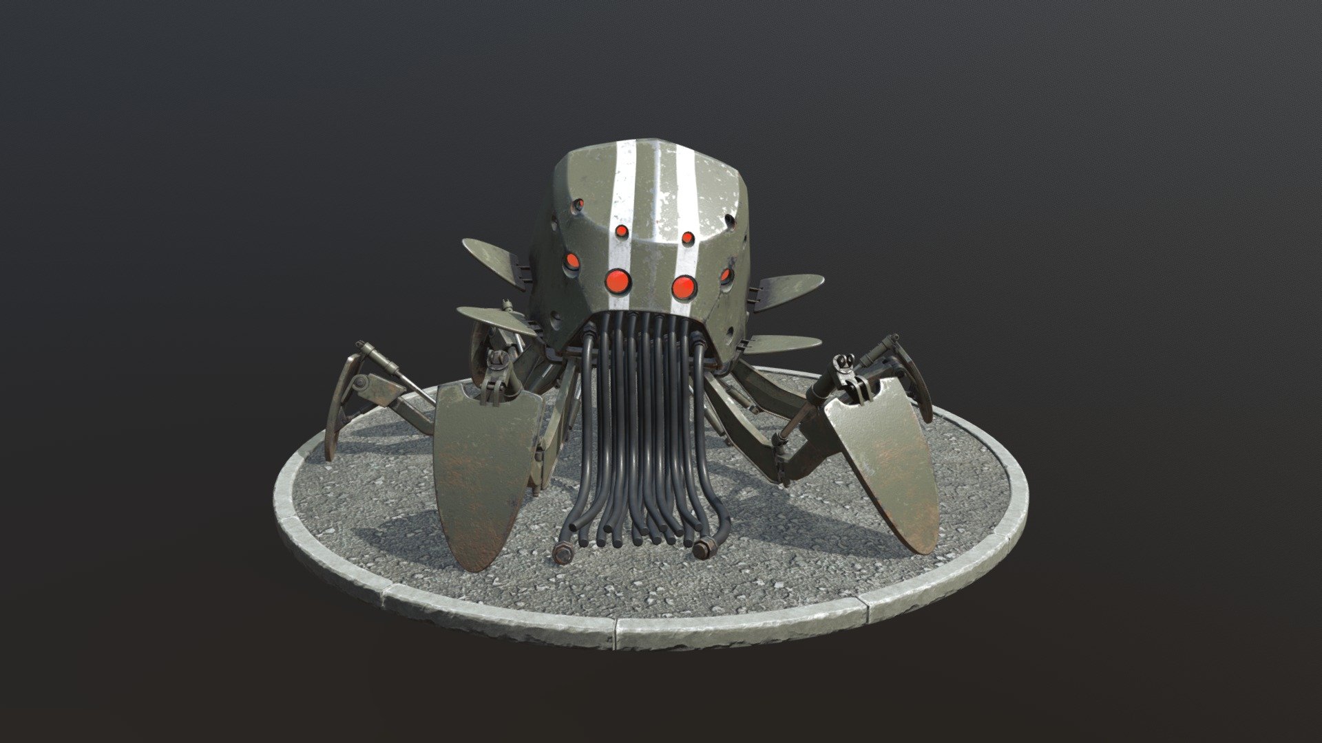Spider Bot - 3D model by hannahlawler [6084790] - Sketchfab