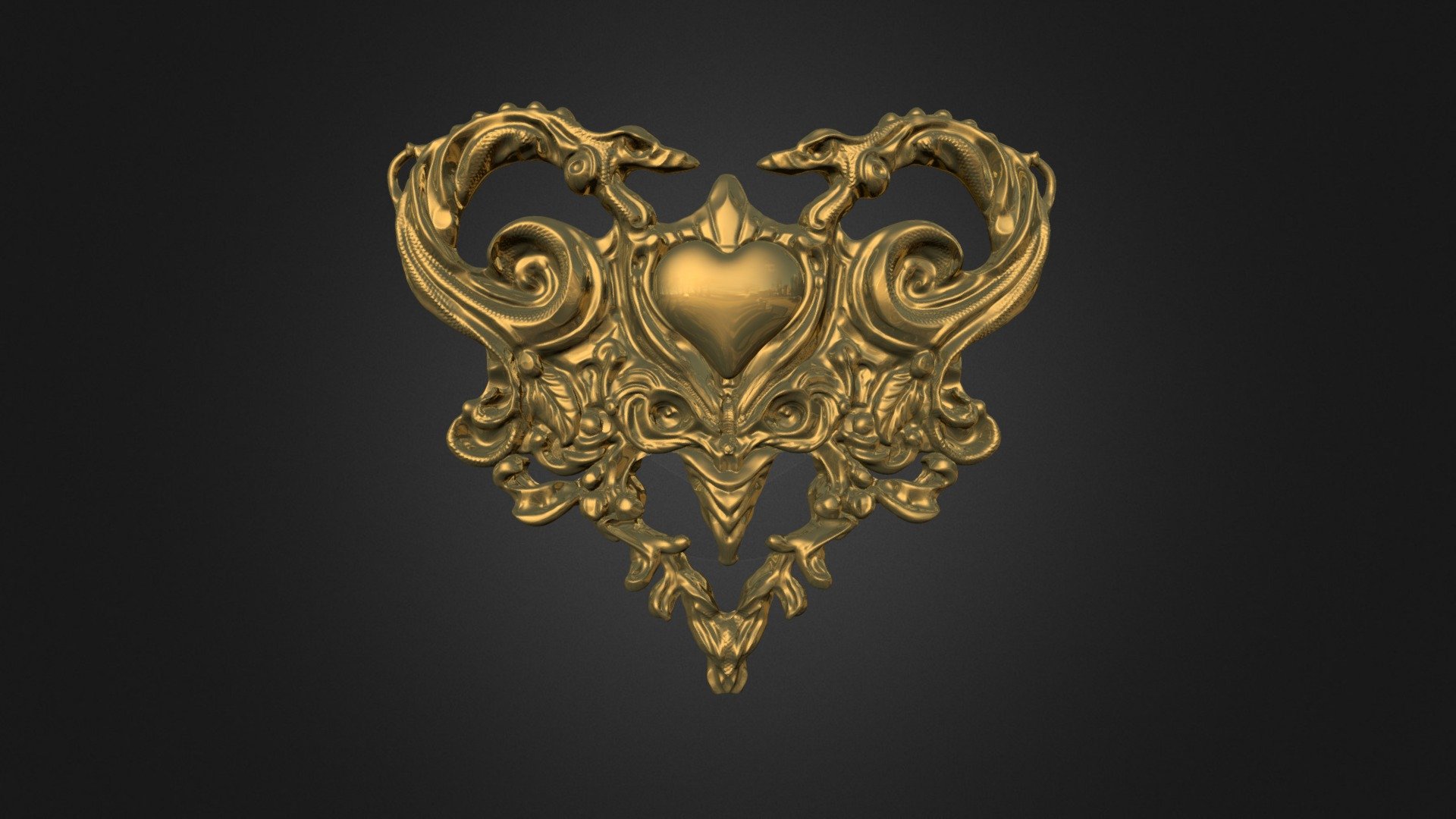 Heart5 2in - 3D model by rubyrieke [60857de] - Sketchfab