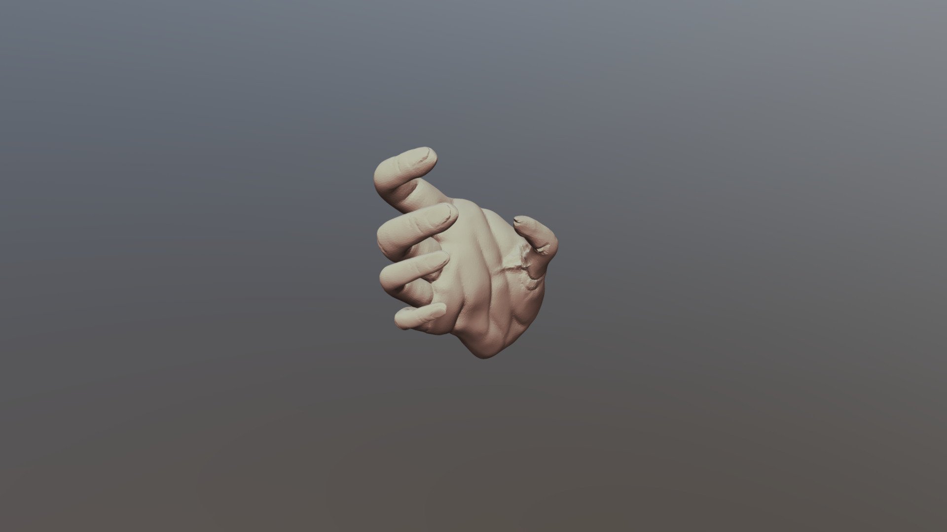 SculptJanuary Day 17 - Hand Pose (Body) - 3D model by b-charmander ...