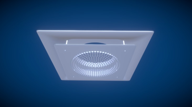 UNI-PD Diffuser - 3D model by Nailor [6085e79] - Sketchfab