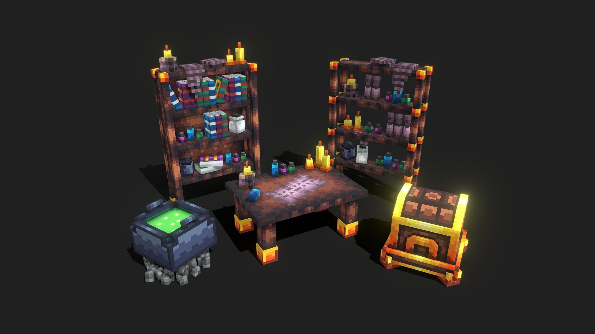 Magic Pack - 3D model by Polygony (@polygonymc) [6087675] - Sketchfab
