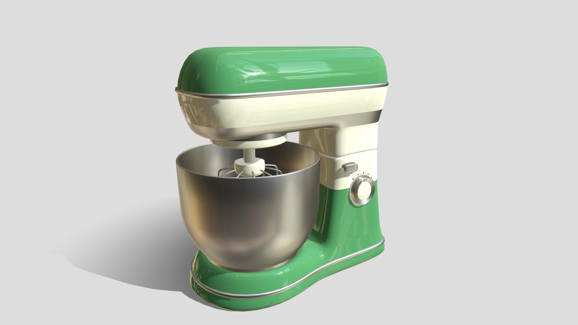 Low poly stand mixer green - Download Free 3D model by assetfactory ...