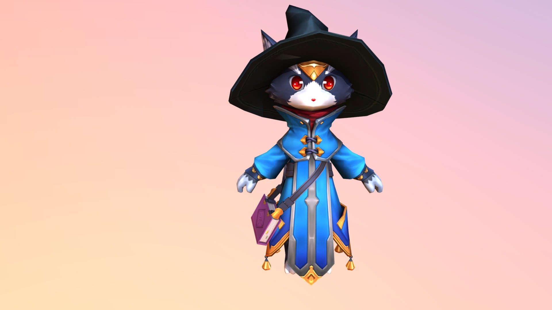 Wizard Cat - 3D model by huy.nguyen [6088204] - Sketchfab