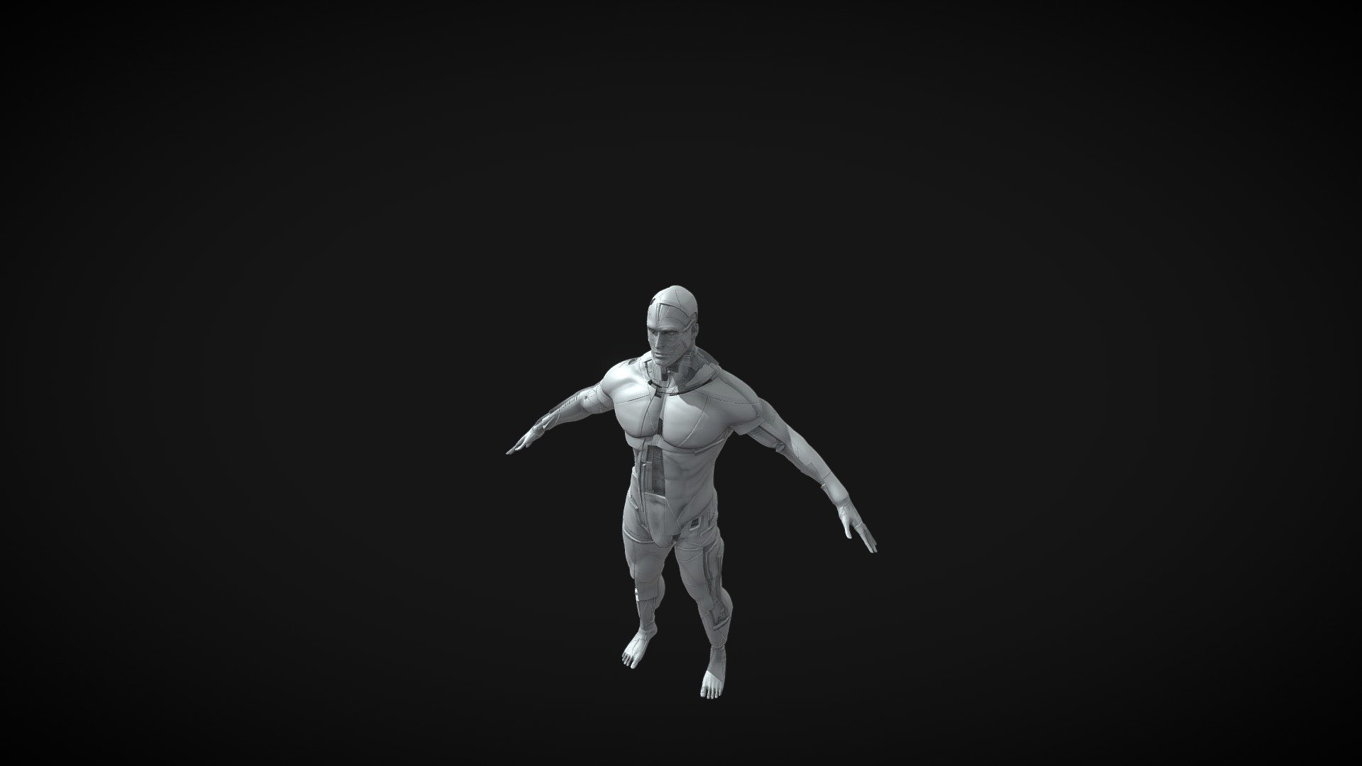 Cyborg - 3D model by PierreVandel [6088b6a] - Sketchfab