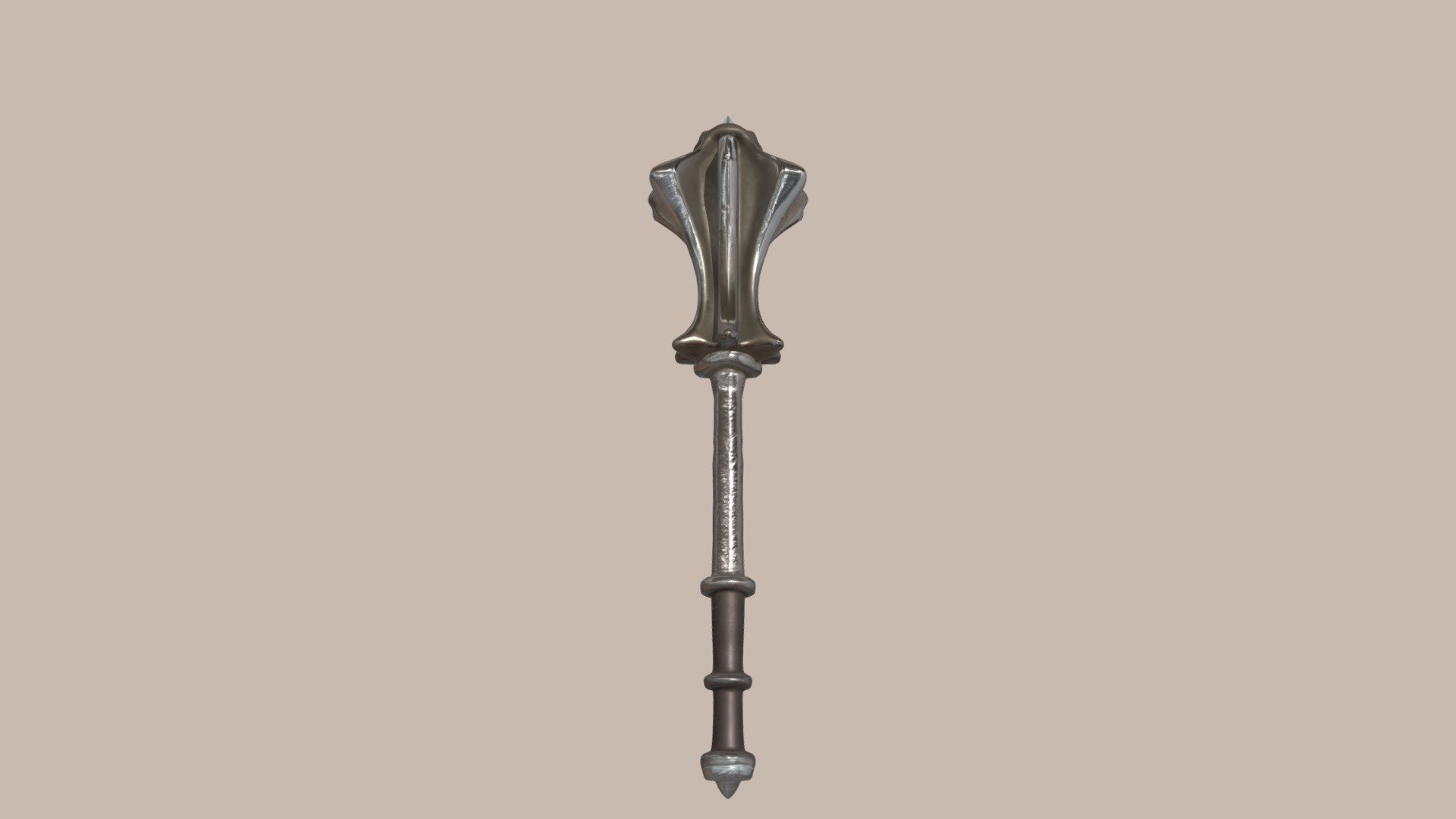 Medieval-style mace - 3D model by Mikep710 [6089371] - Sketchfab