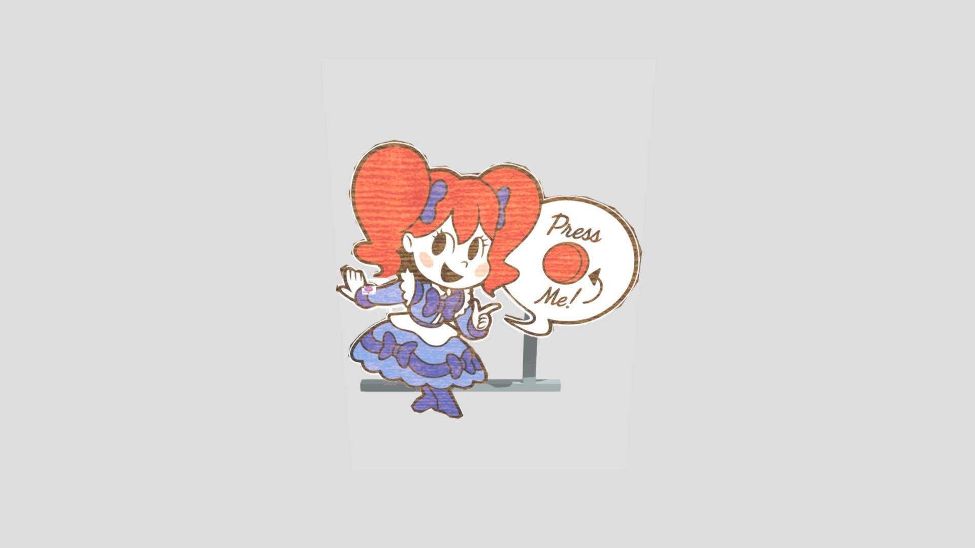 Poppy Playtime Chapter 5: Poppy Cutout V1 - Download Free 3D model by ...