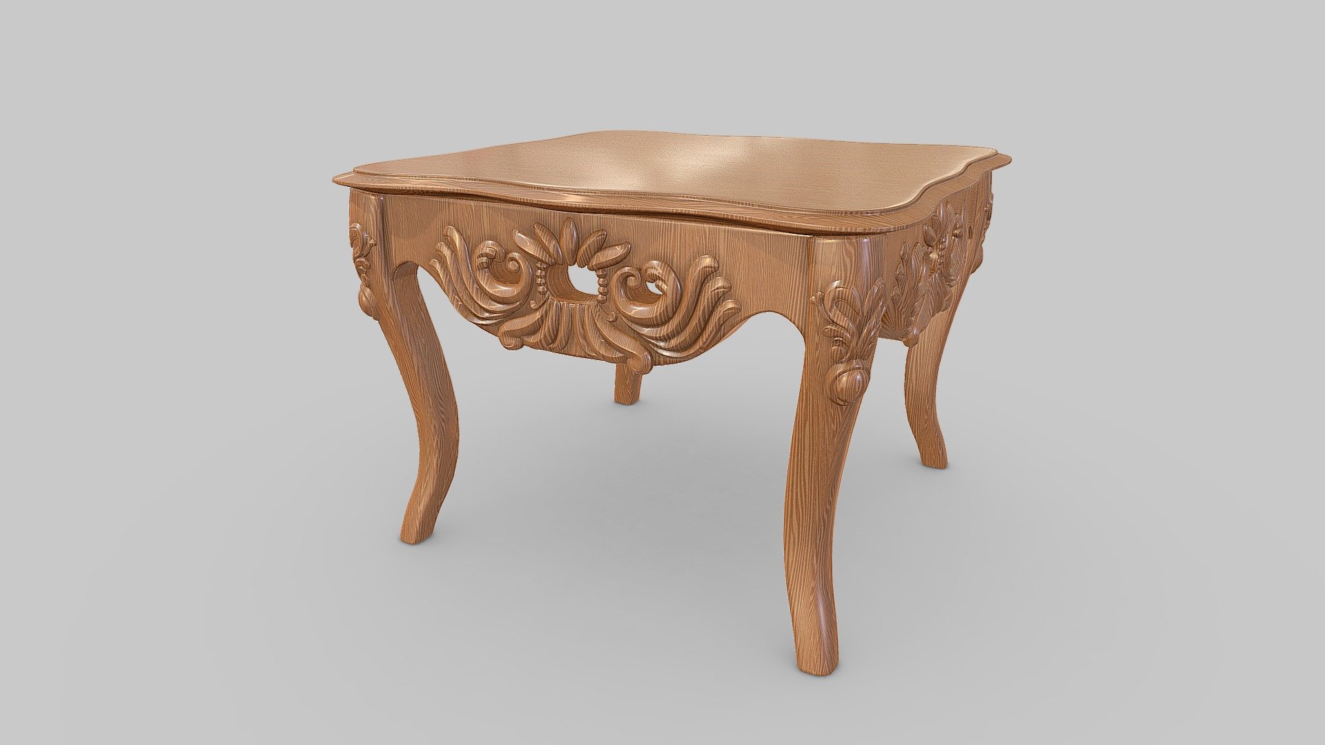 Oriental Classical Table - 3D model by Silversea-Media-SG ...