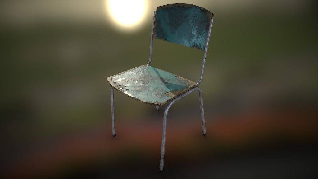 Old chair - 3D model by Flakky [608dcc9] - Sketchfab
