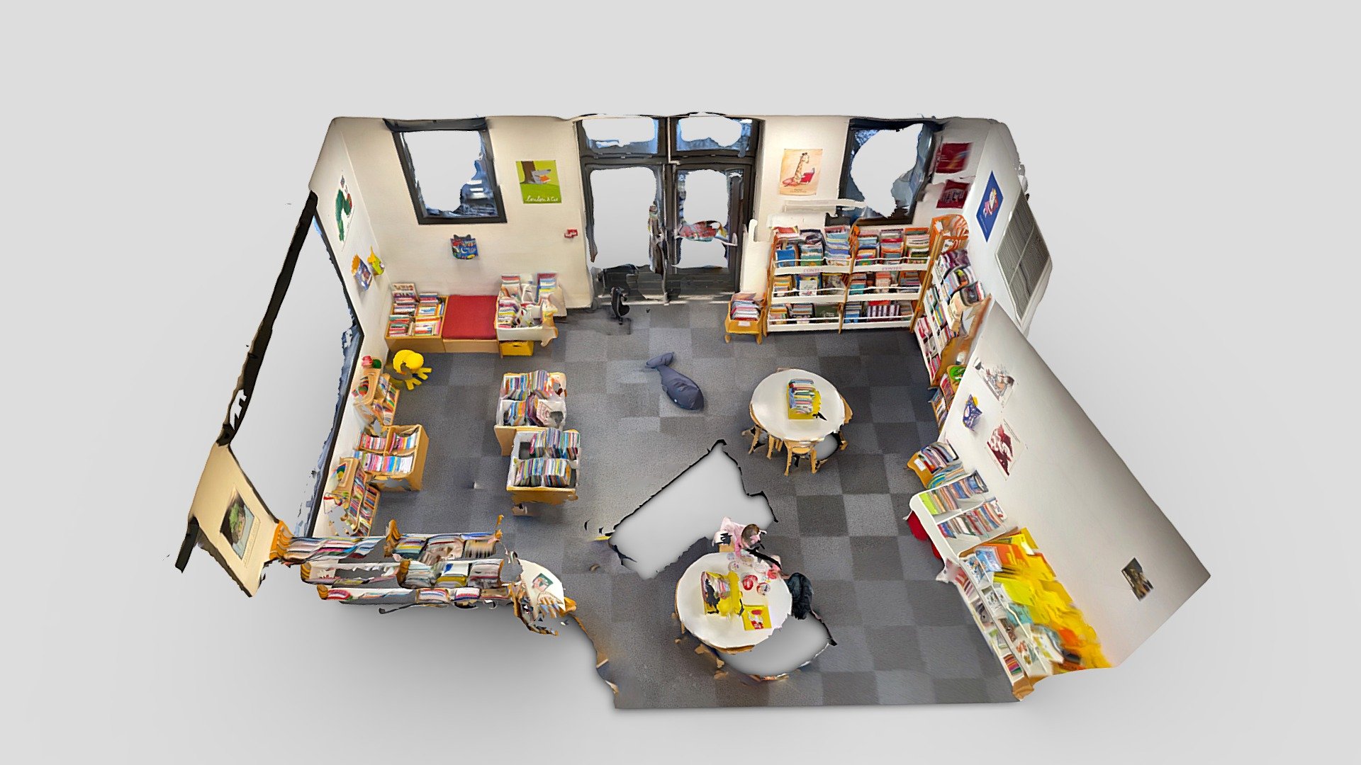 Day 363: Library - Download Free 3D model by alban [608e93d] - Sketchfab