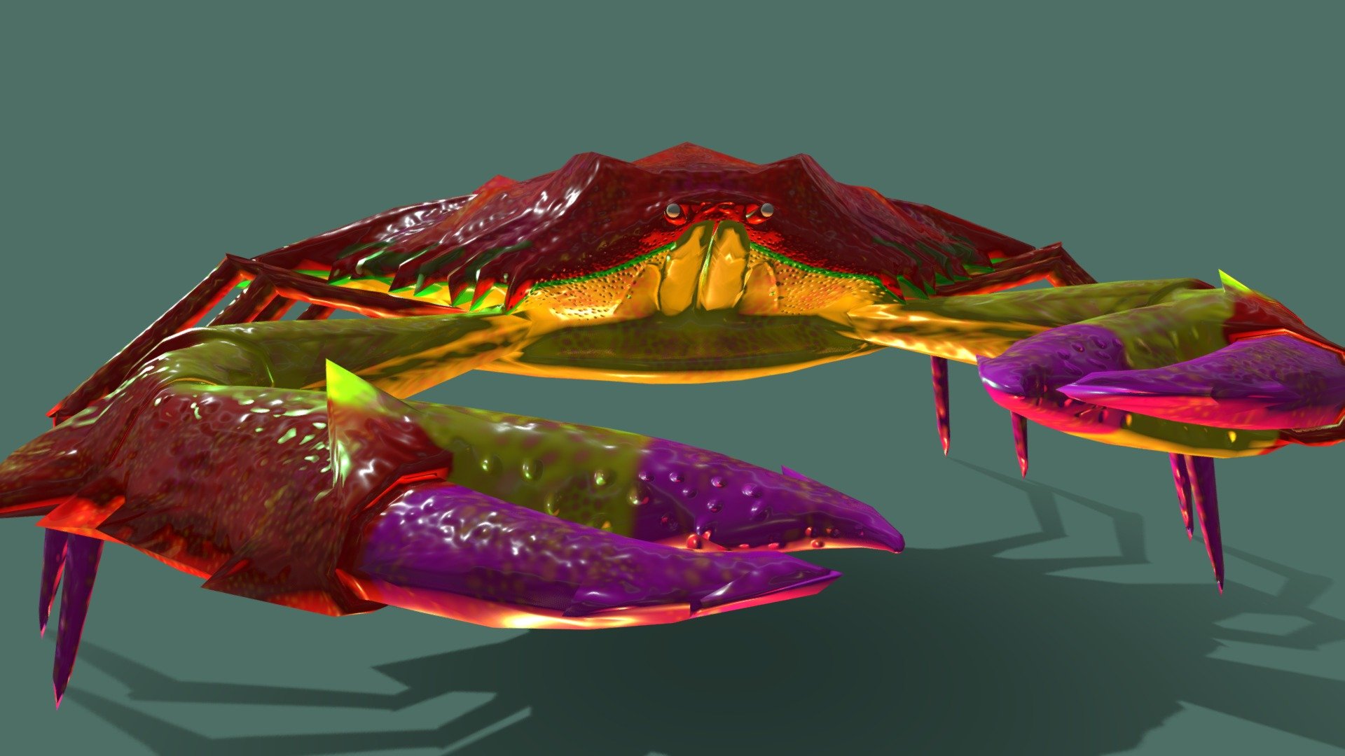 Animated Crab - 3D model by Dinobros2000 [608ecb8] - Sketchfab