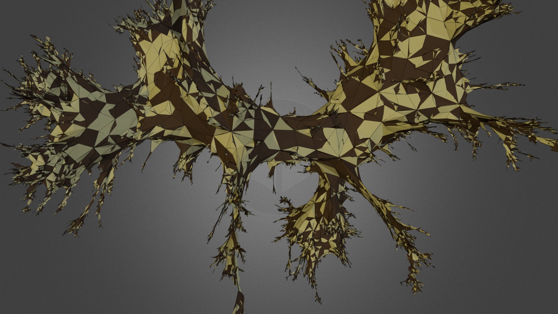 Face percolation 50k_0.45 - 3D model by Jérémie Bettinelli ...