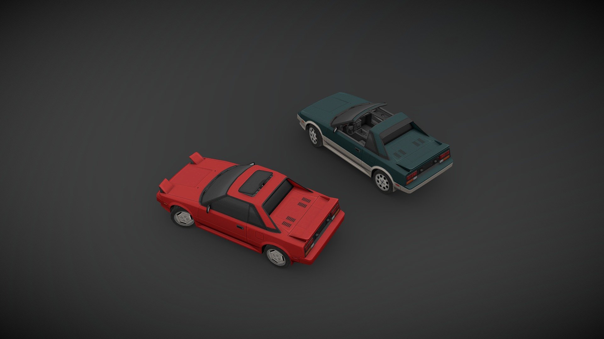 '87 TOYOTA MR2 - 3D model by KI5 (@KI5mods) [6090043] - Sketchfab