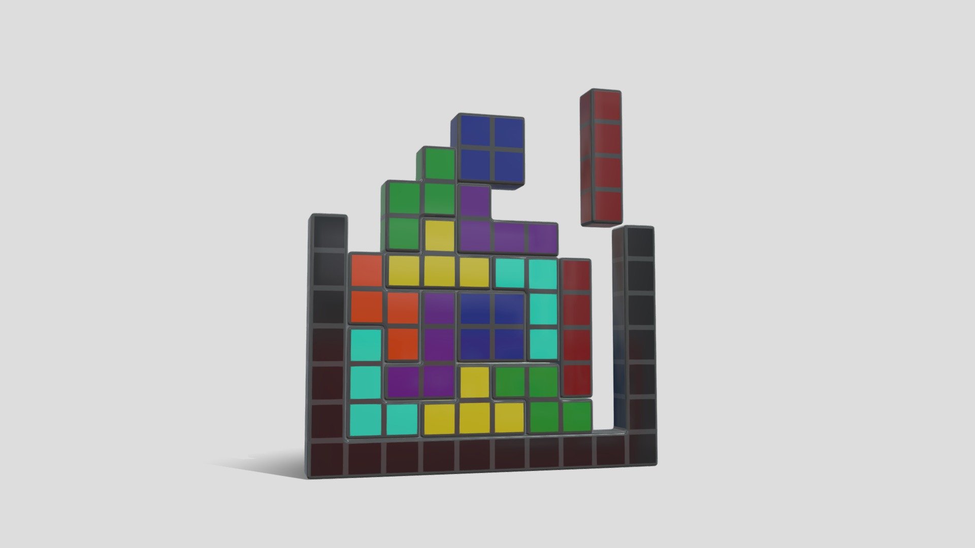 DB_Tetris - 3D model by dbecker [6090897] - Sketchfab