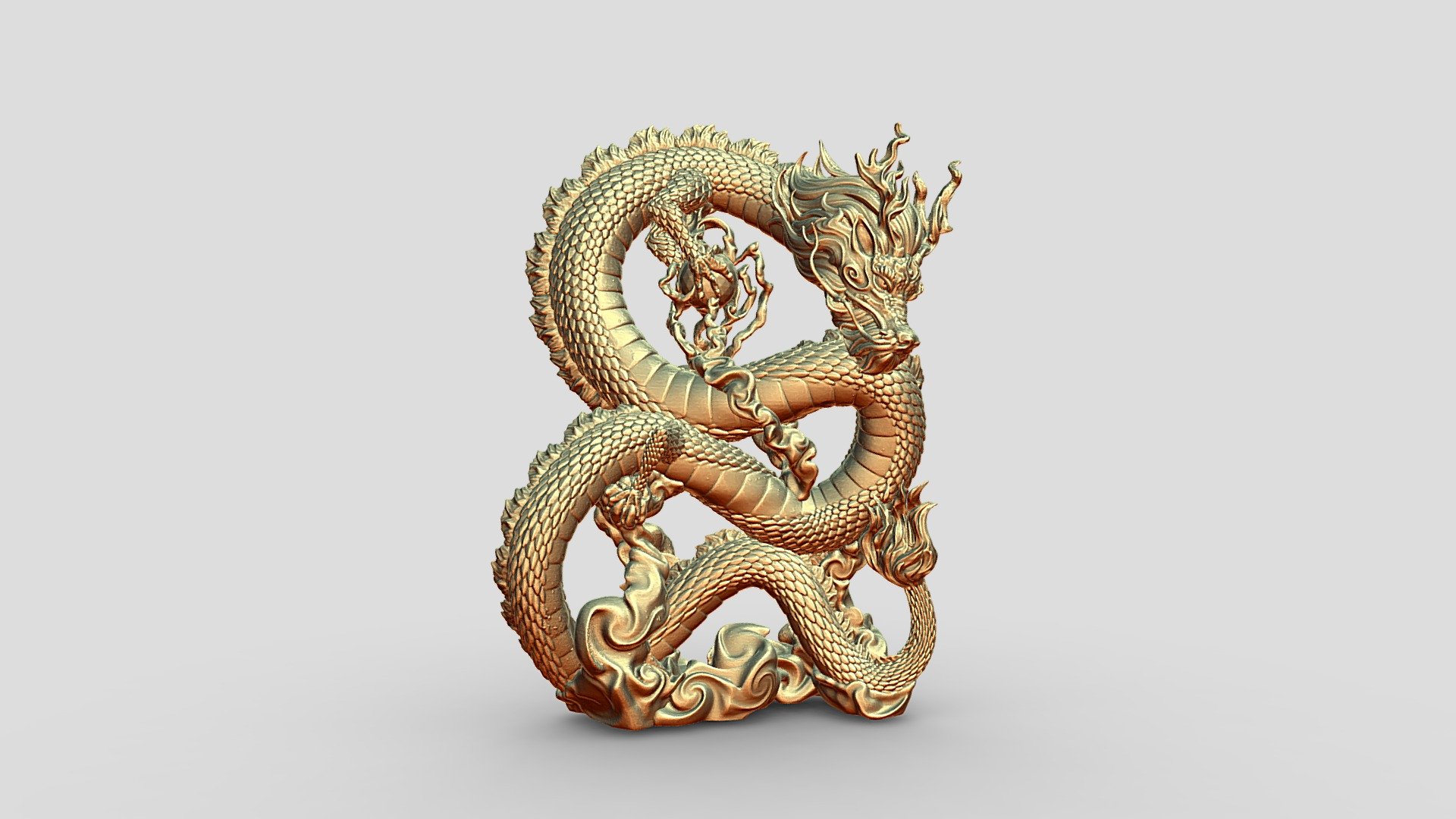 Dragon Sculpture 3d Model By Diana Liu Diana123456 60927bb