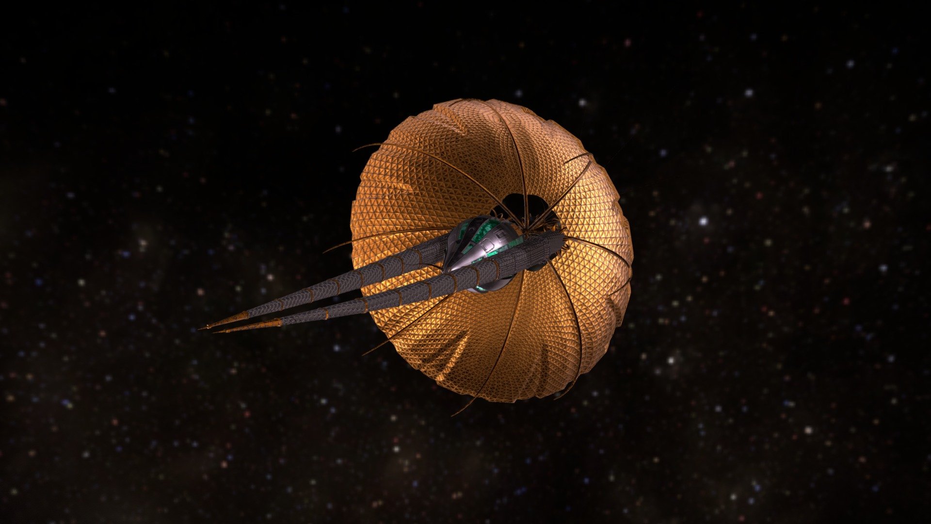 Alien Solar Cruiser - Buy Royalty Free 3D model by Dirtrock [60928f7 ...